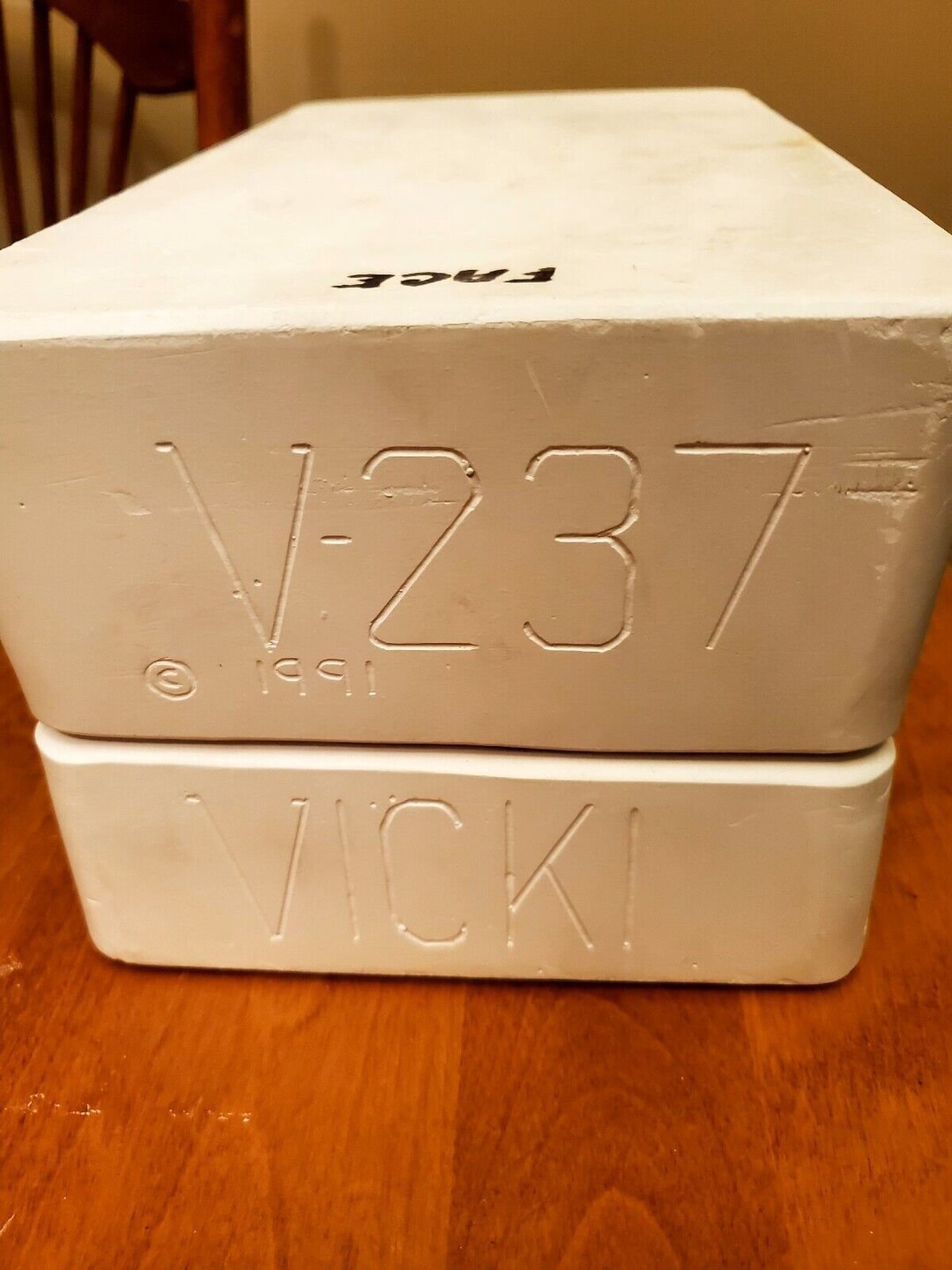 Vintage Plaster Doll Mold Mould Vicki V-237 1991 Head Upper Torso Body ...