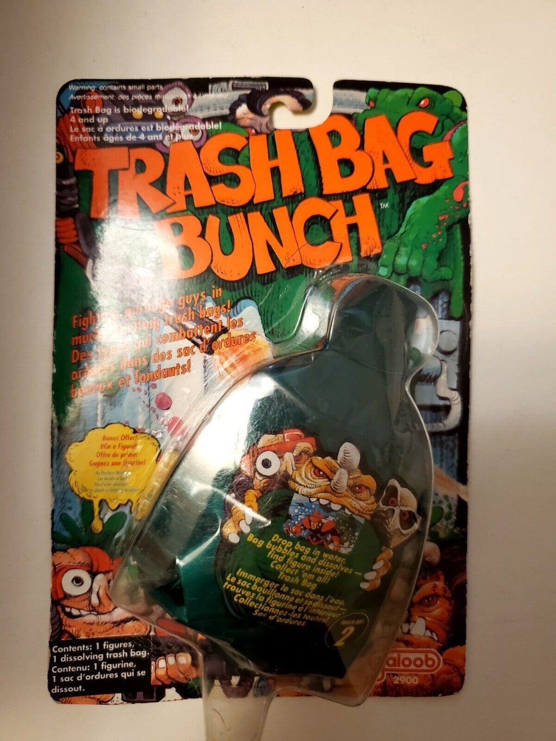 Vintage Trash Bag Bunch Toy 2 Galoob 1991 New 2900 Figure Dissolving ...