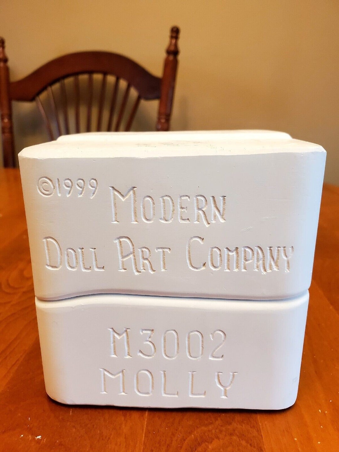 Vintage Plaster Doll Mold Mould Molly Head M3002 1999 Modern Doll Art ...