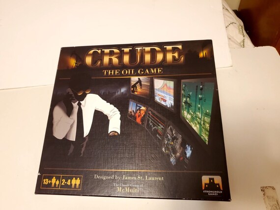 Crude the Oil Game Stronghold Board Game Vguc Complete - Etsy