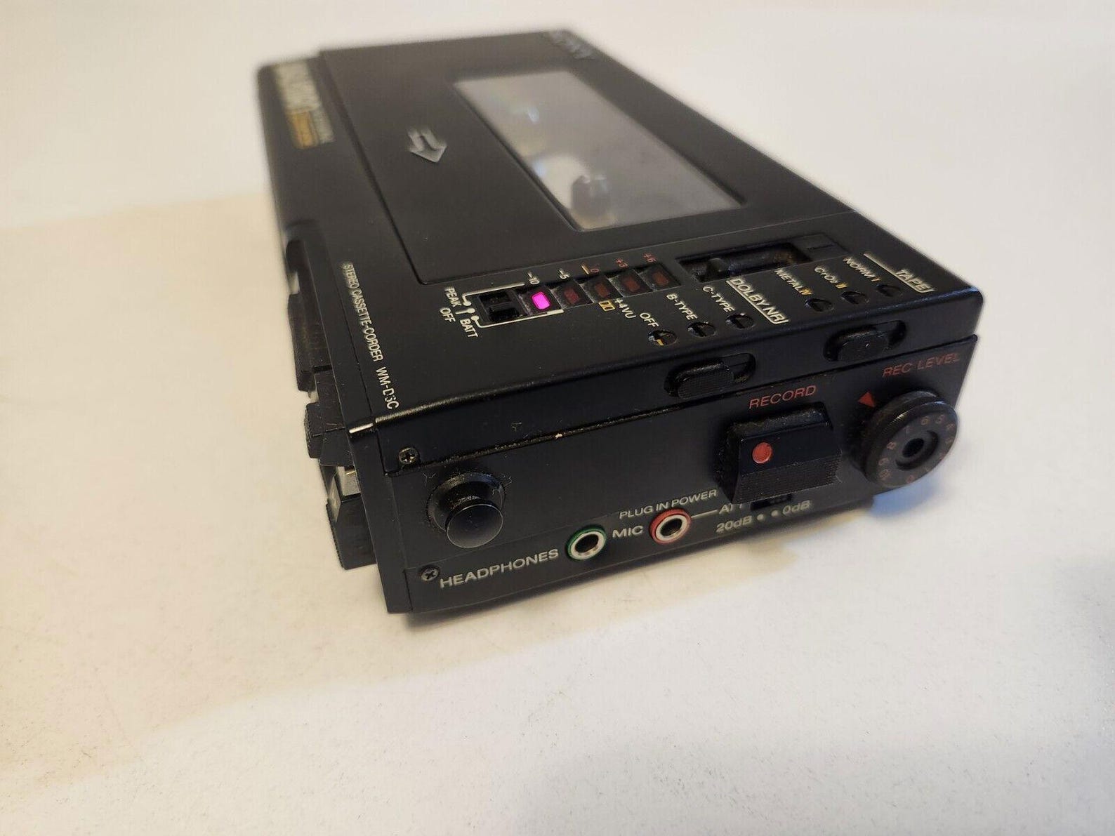 Vintage Sony Walkman WM-3 Personal Cassette Tape Player Partially ...