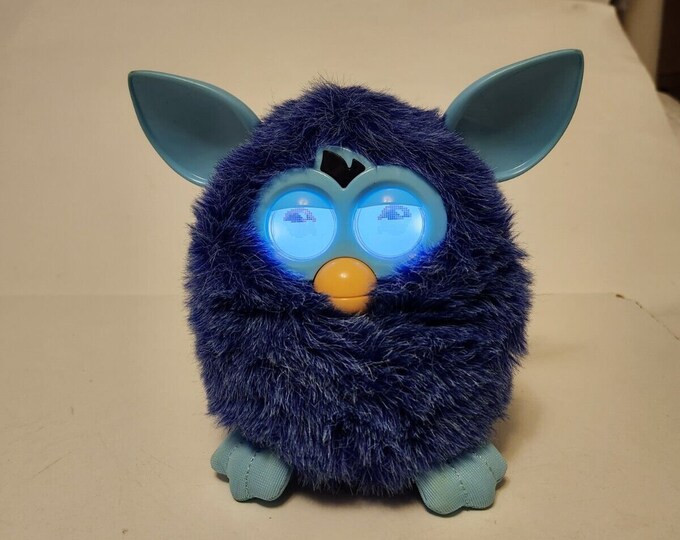 Hasbro Furby Boom Purple Blue Twilight Blueberry Works 2012 *PLS READ ...