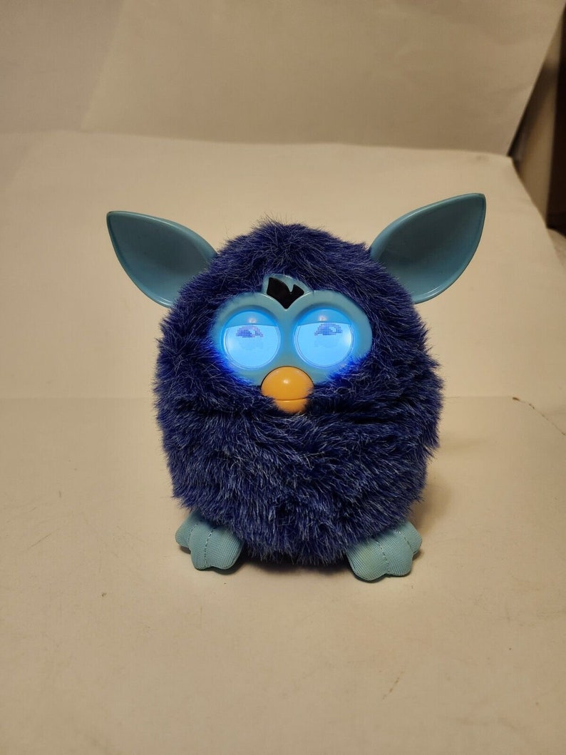 Hasbro Furby Boom Purple Blue Twilight Blueberry Works 2012 *PLS READ ...