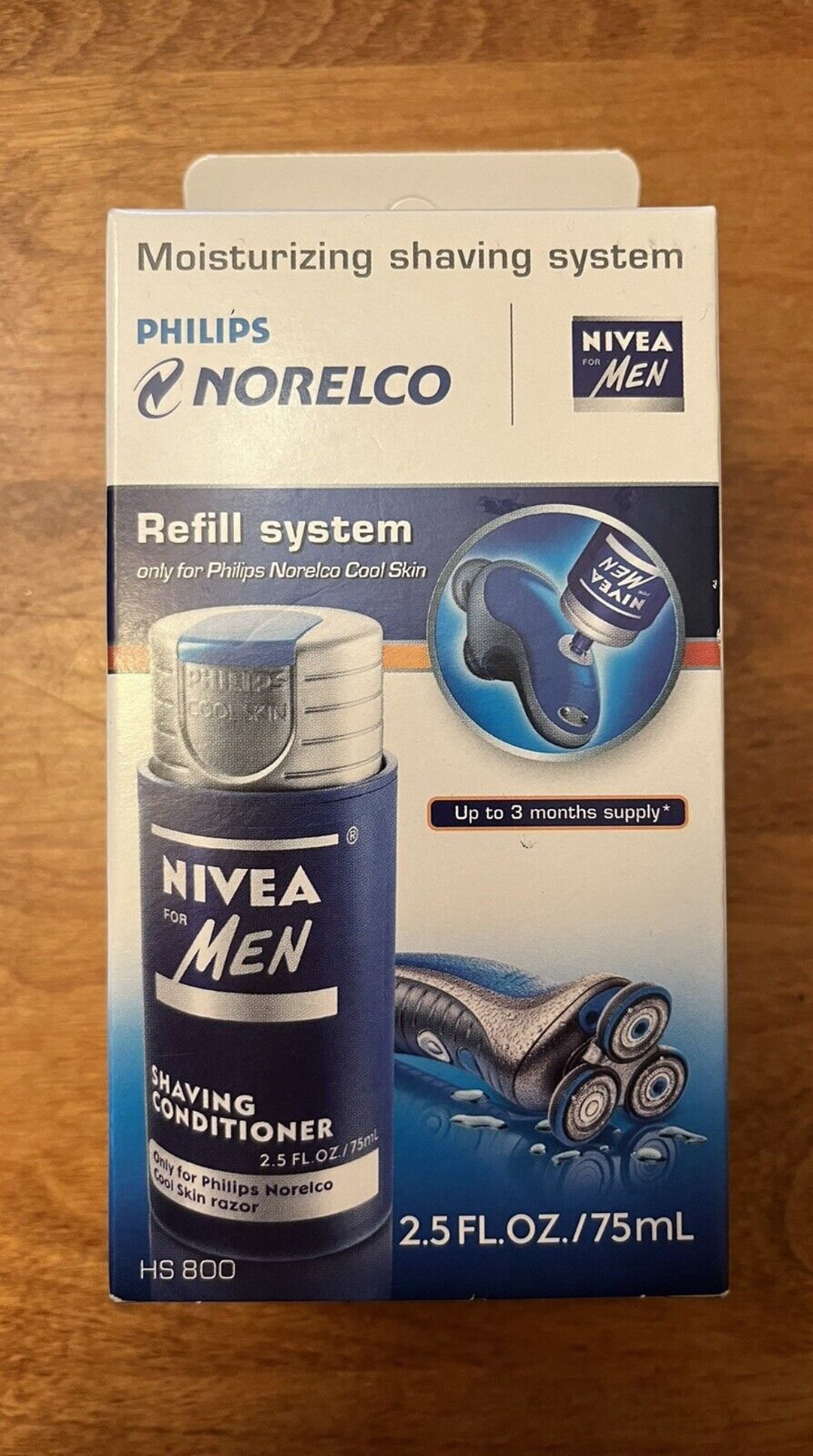 Philips Norelco Nivea for Men Shaving Conditioner 2.5 Oz Refill Cool ...