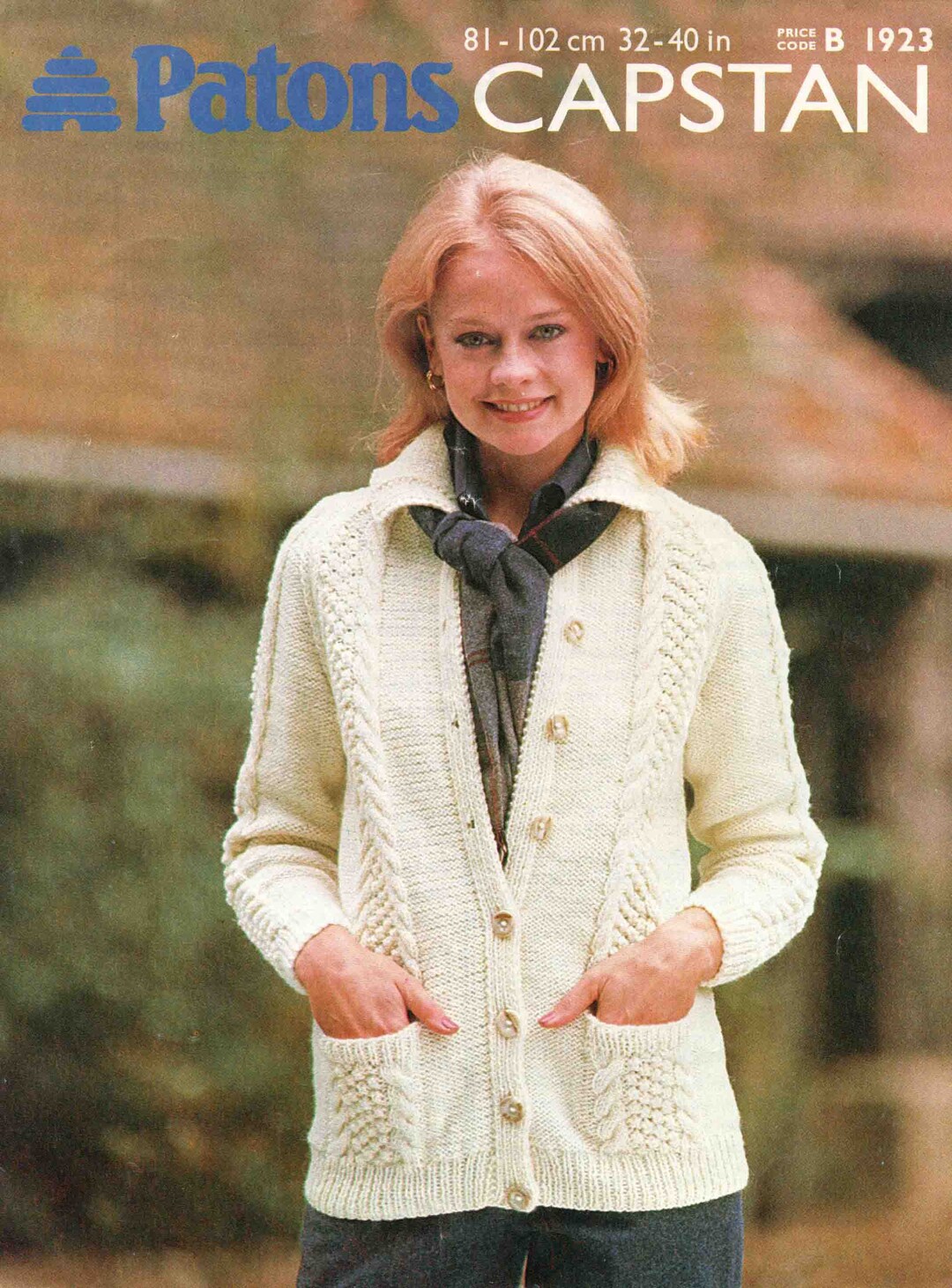 Lady Cardigan Jacket - Size 81 to 102 Cm (32 to 40 Inch) - Patons ...