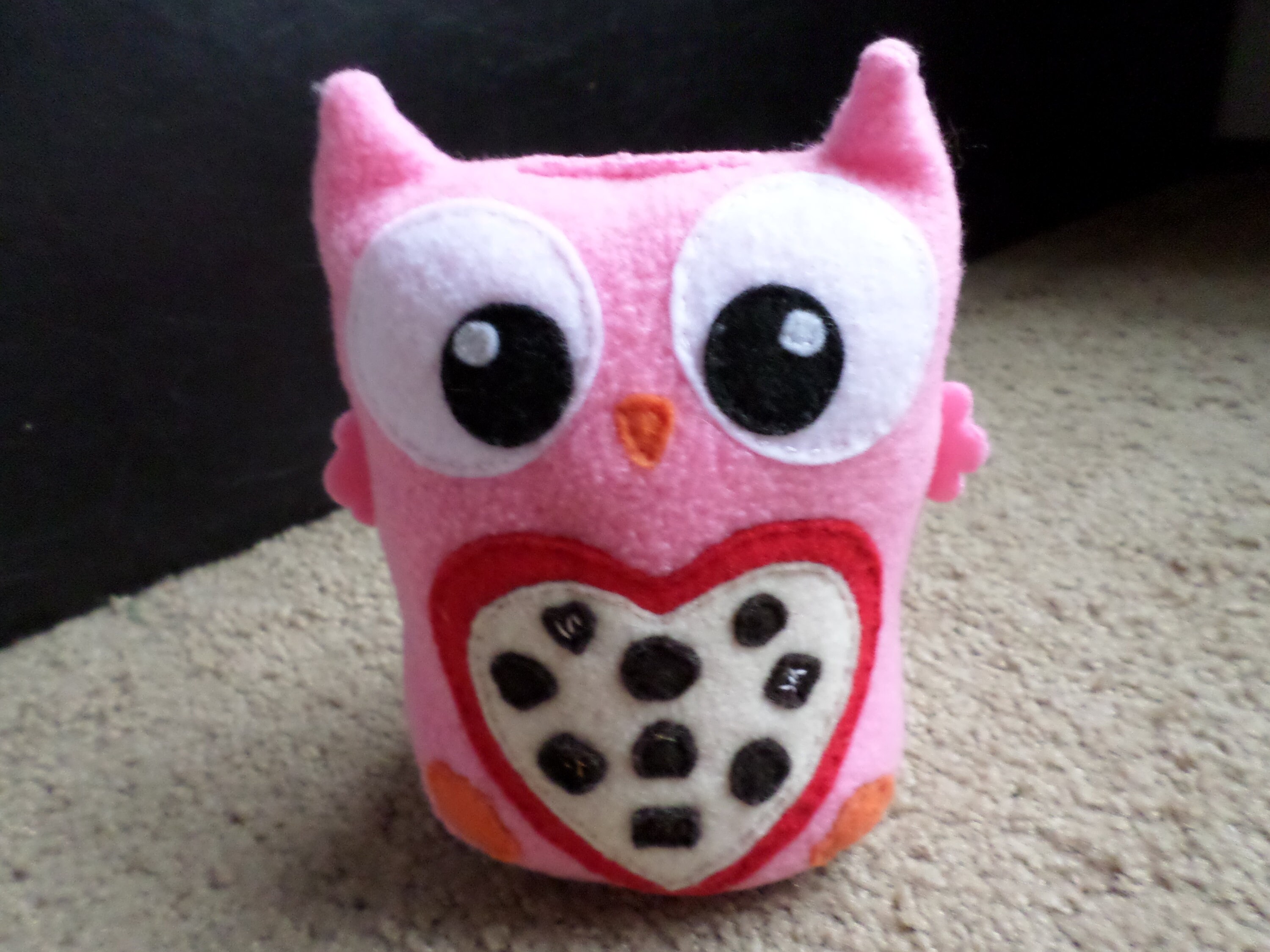 Stuffed Owl/valentines Owl/valentines Decor/valentines Table - Etsy