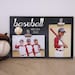 Baseball Photo Frame Team Picture Frame Baseball Gift | Etsy