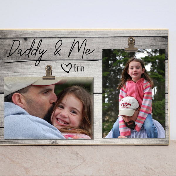 Dad and Me Picture Frame - Etsy