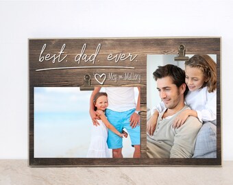 Best Dad Ever Frame - Etsy