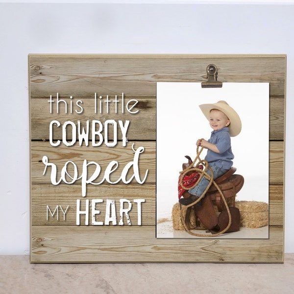 Cowboy Picture Frame - Etsy