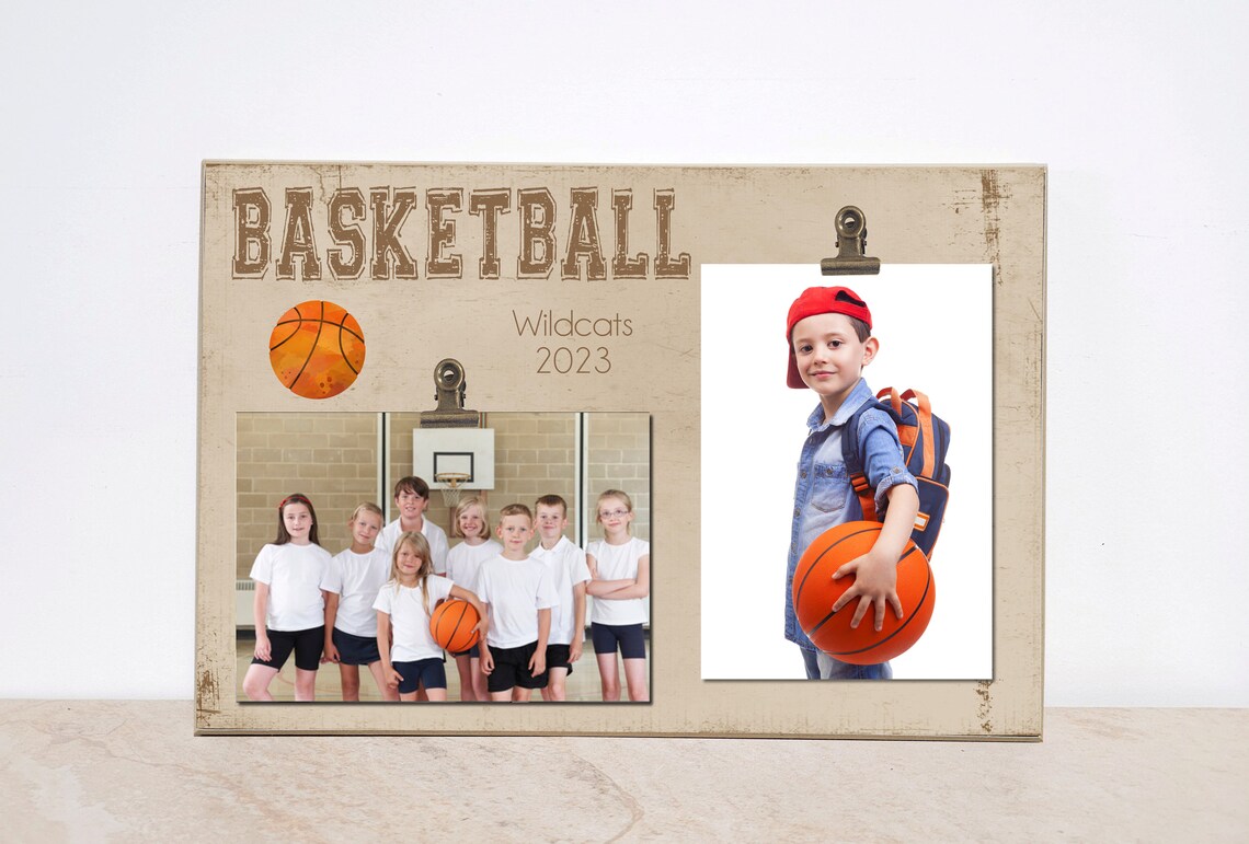 Basketball Photo Frame Team Picture Frame Basketball Gift - Etsy