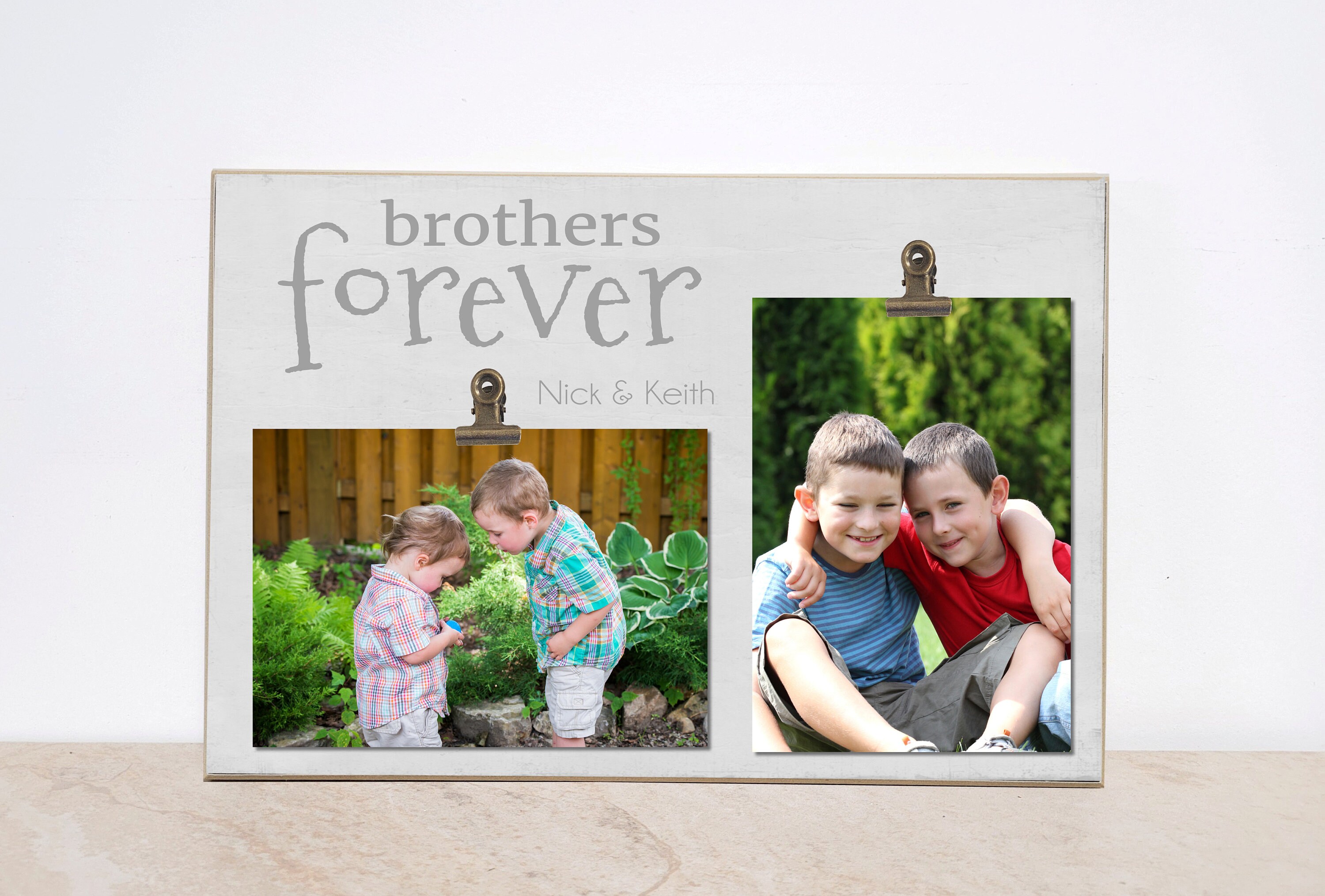 Valentine Gift for Brother Personalized Picture Frame - Etsy Denmark