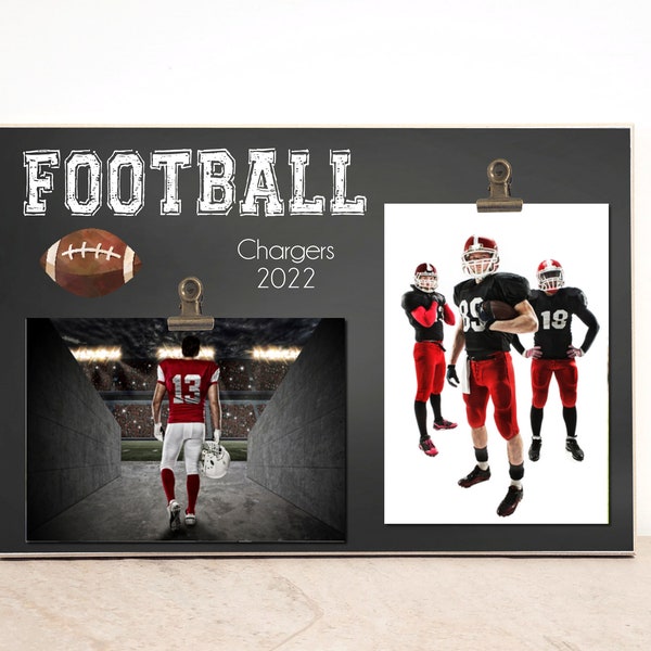 Football Photo Collage Frame - Etsy