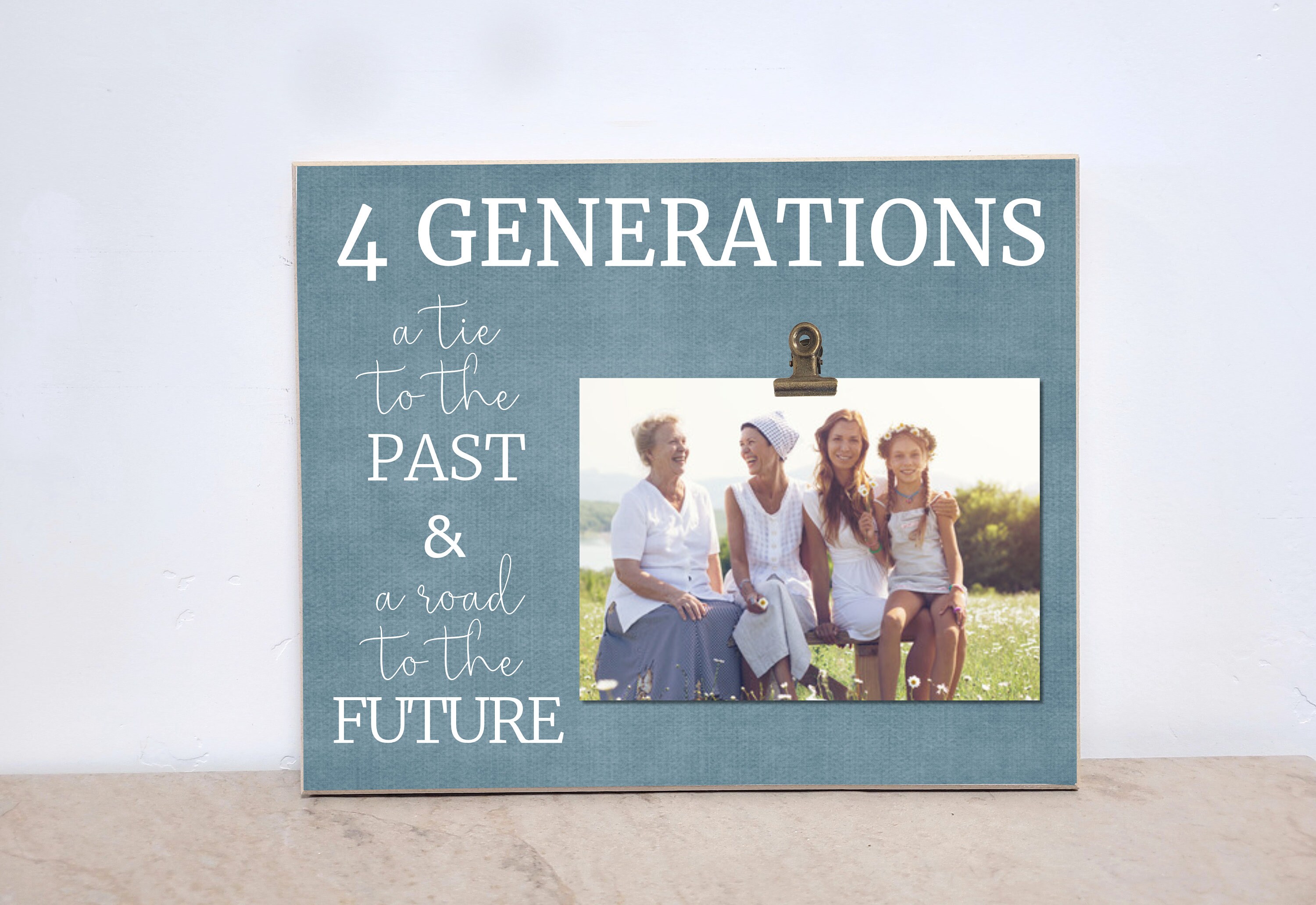 Four Generation Photo Frame Christmas Gift Idea 4 Generation - Etsy Canada