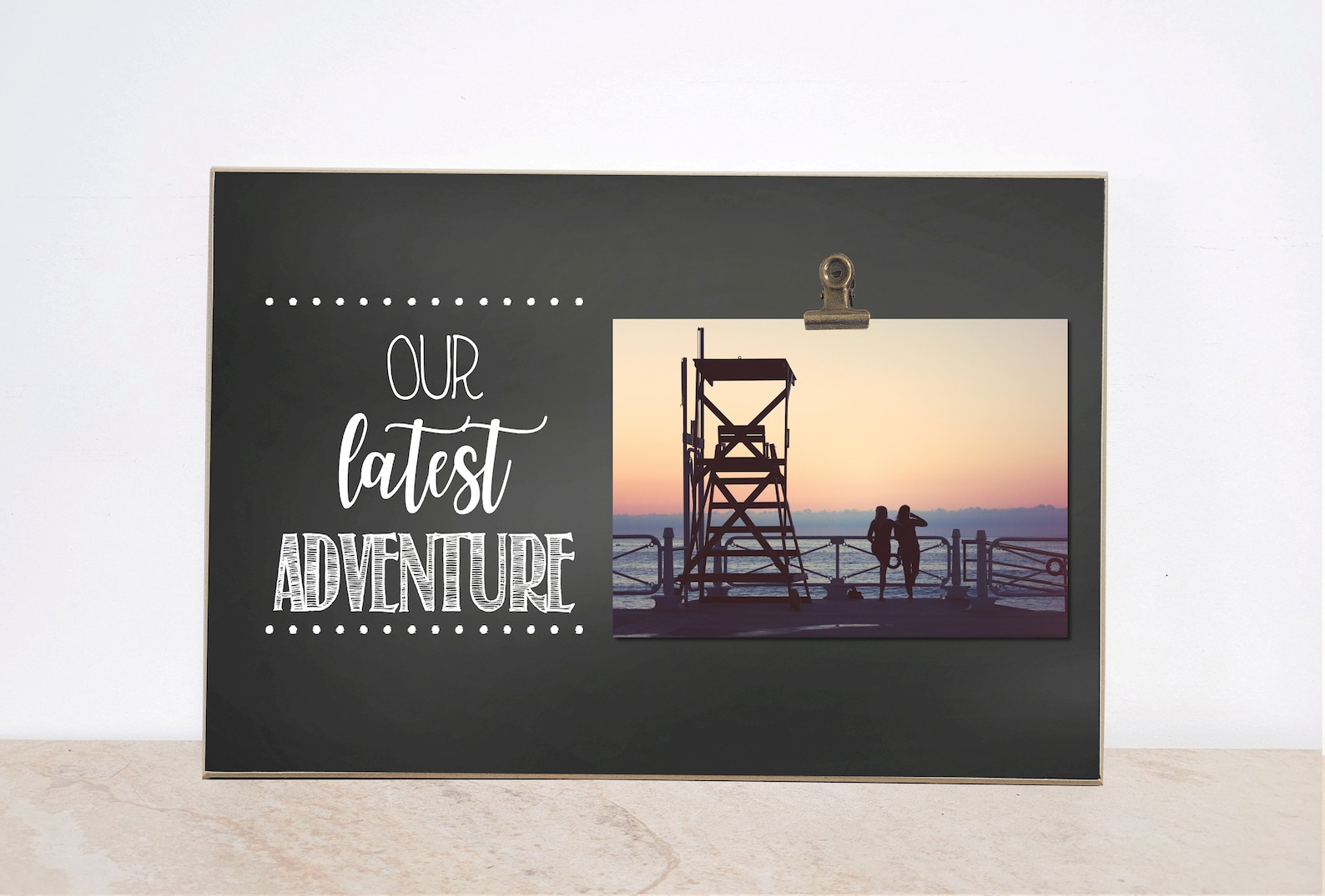 Our Latest Adventure Map Photo Frame Christmas Day Gift for - Etsy