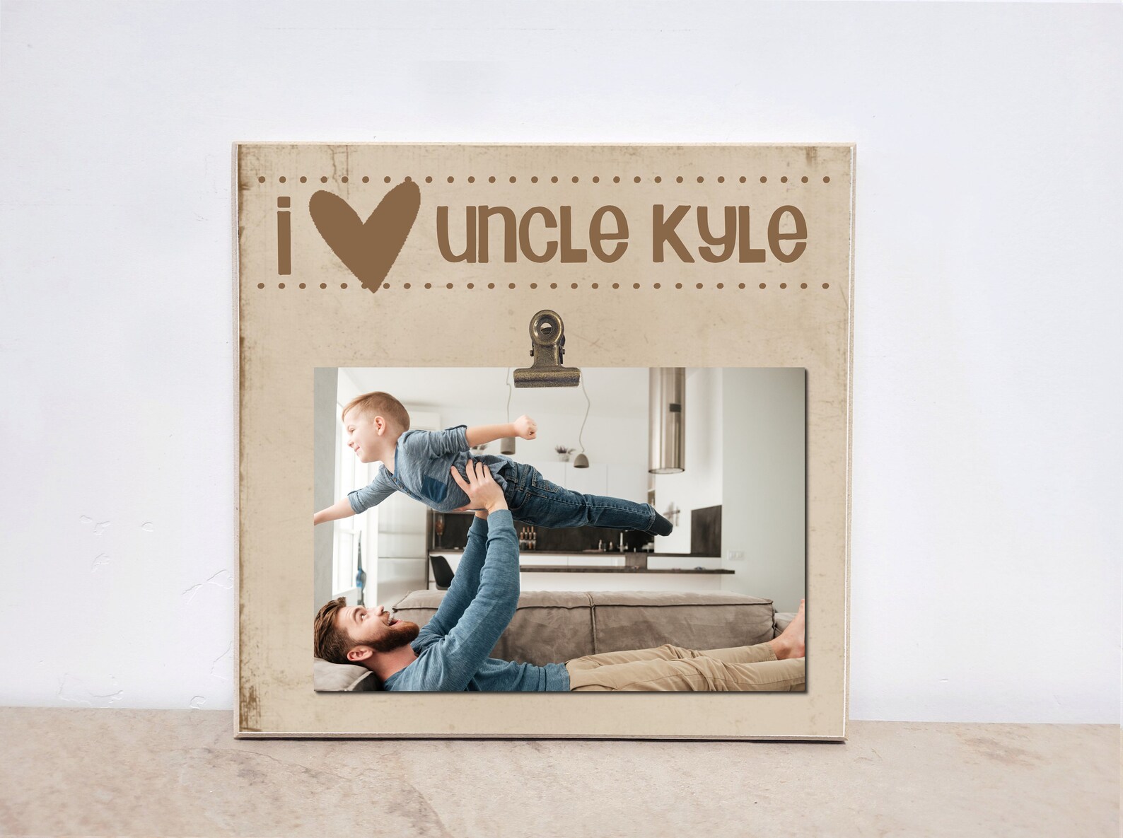 Personalized Uncle Photo Frame Valentines Gift for Uncle I - Etsy