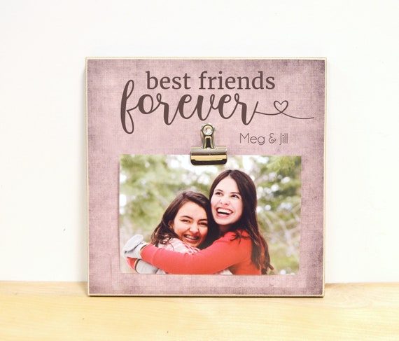 Best Friends Forever Personalized Photo Frame Custom Picture | Etsy