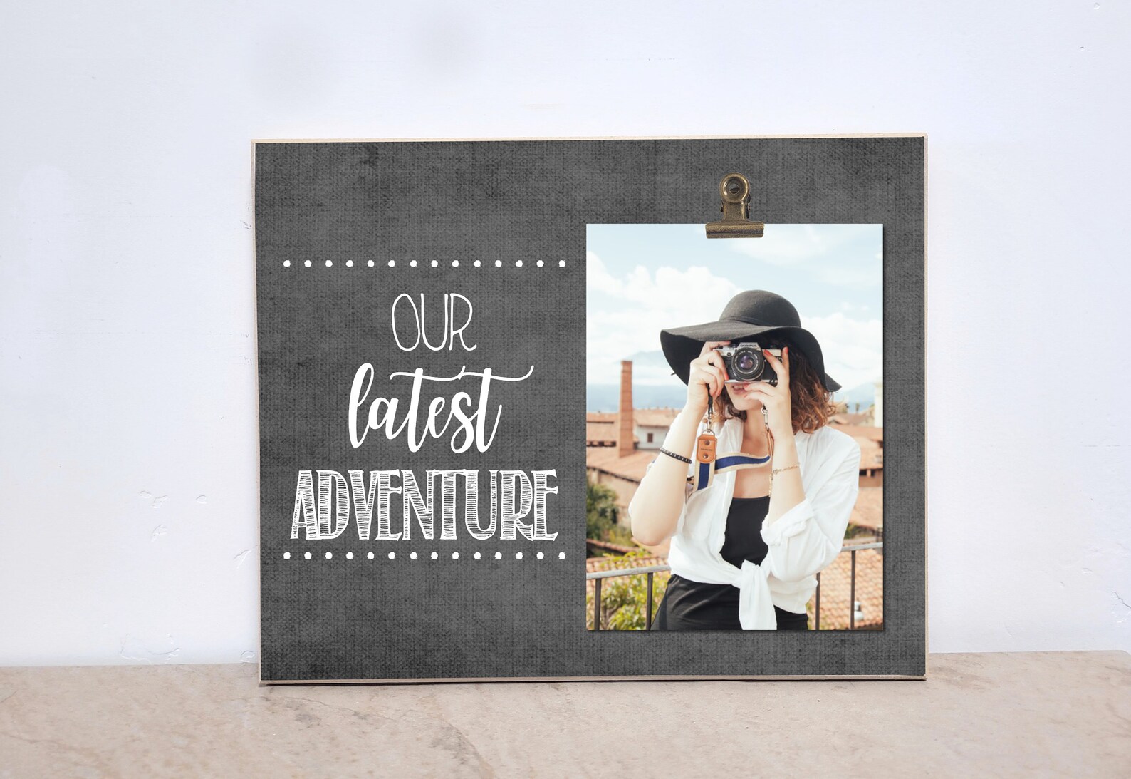 Our Latest Adventure Map Photo Frame Christmas Day Gift for - Etsy