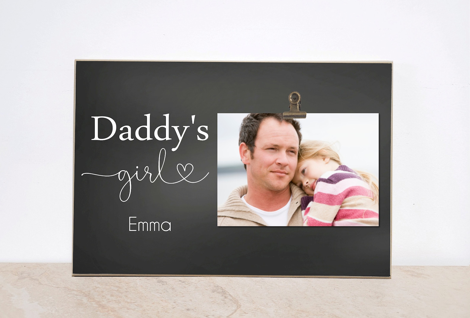 Daddy Daughter Photo Frame Gift for Dad Custom Picture Frame - Etsy
