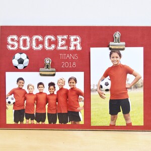 Soccer Photo Frame Team Picture Frame Soccer Gift Sports | Etsy