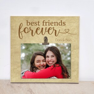 Best Friends Forever Personalized Photo Frame Custom Picture - Etsy