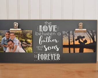 Father and Son Frame - Etsy