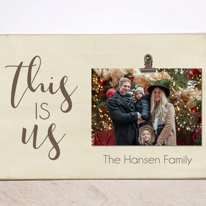 This is Us Personalized Photo Frame Anniversary Gift for - Etsy