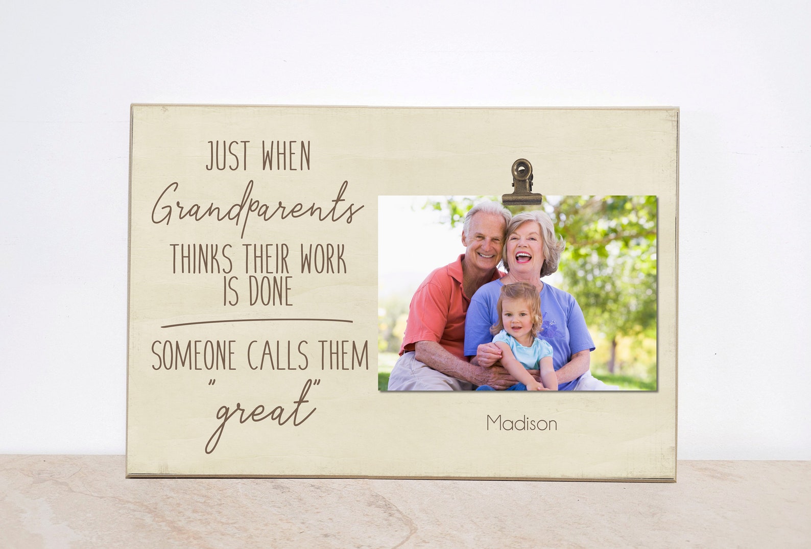 Grandpa Photo Frame Gift for Great Grandpa Birthday Gift - Etsy