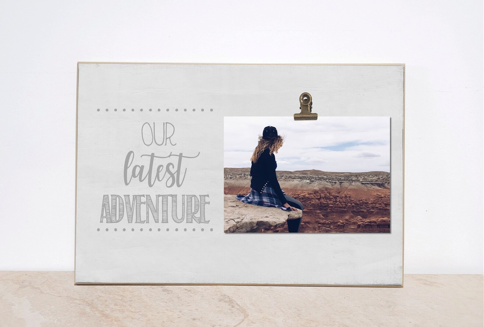 Our Latest Adventure Map Photo Frame Christmas Day Gift for - Etsy