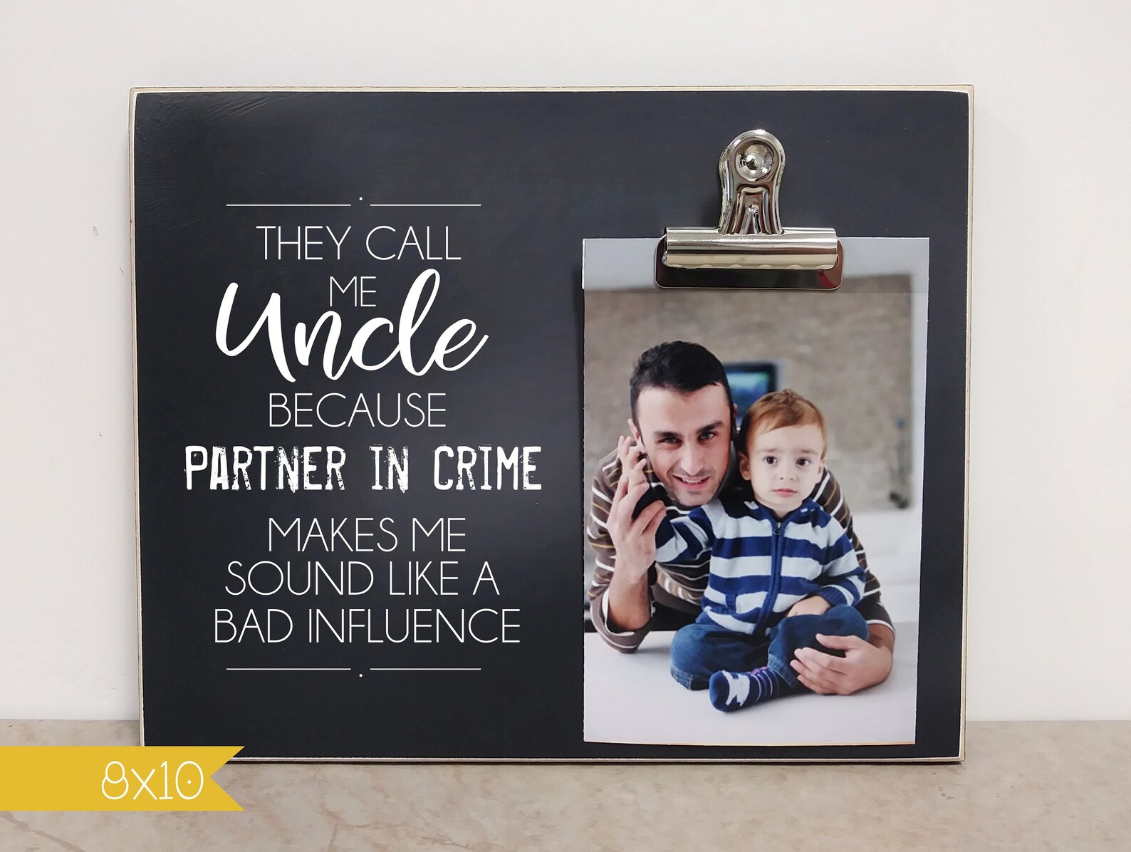 Personalized Uncle Picture Frame Christmas Gift for Uncle | Etsy