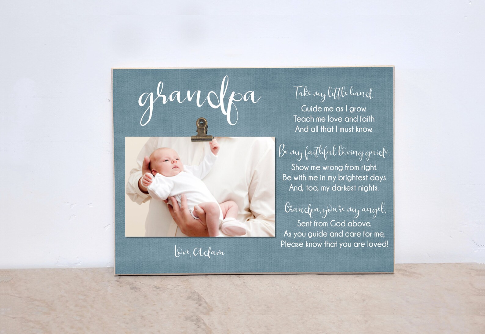 Grandma Photo Frame With Poem Gift for Grandma Birthday - Etsy