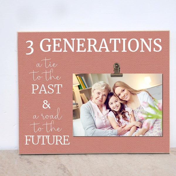 Three Generations Custom Picture Frame - Etsy