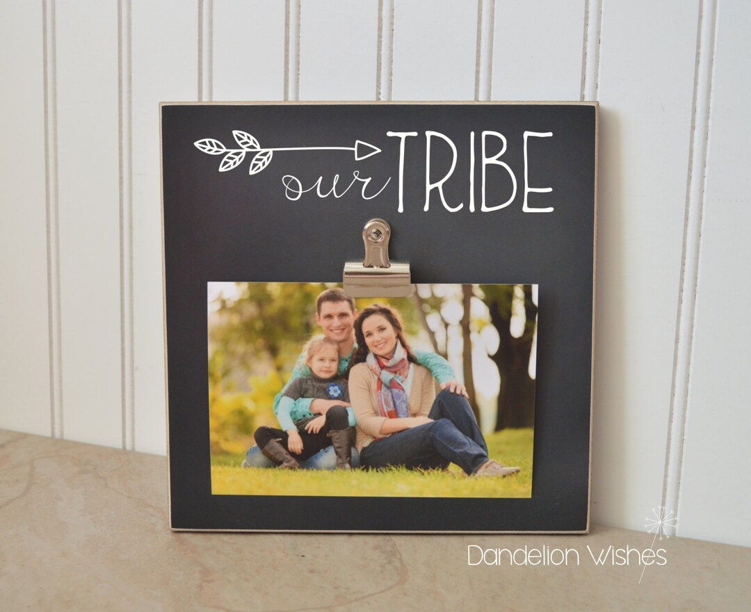 Our Tribe Frame Family Photo Frame Christmas Gift for - Etsy