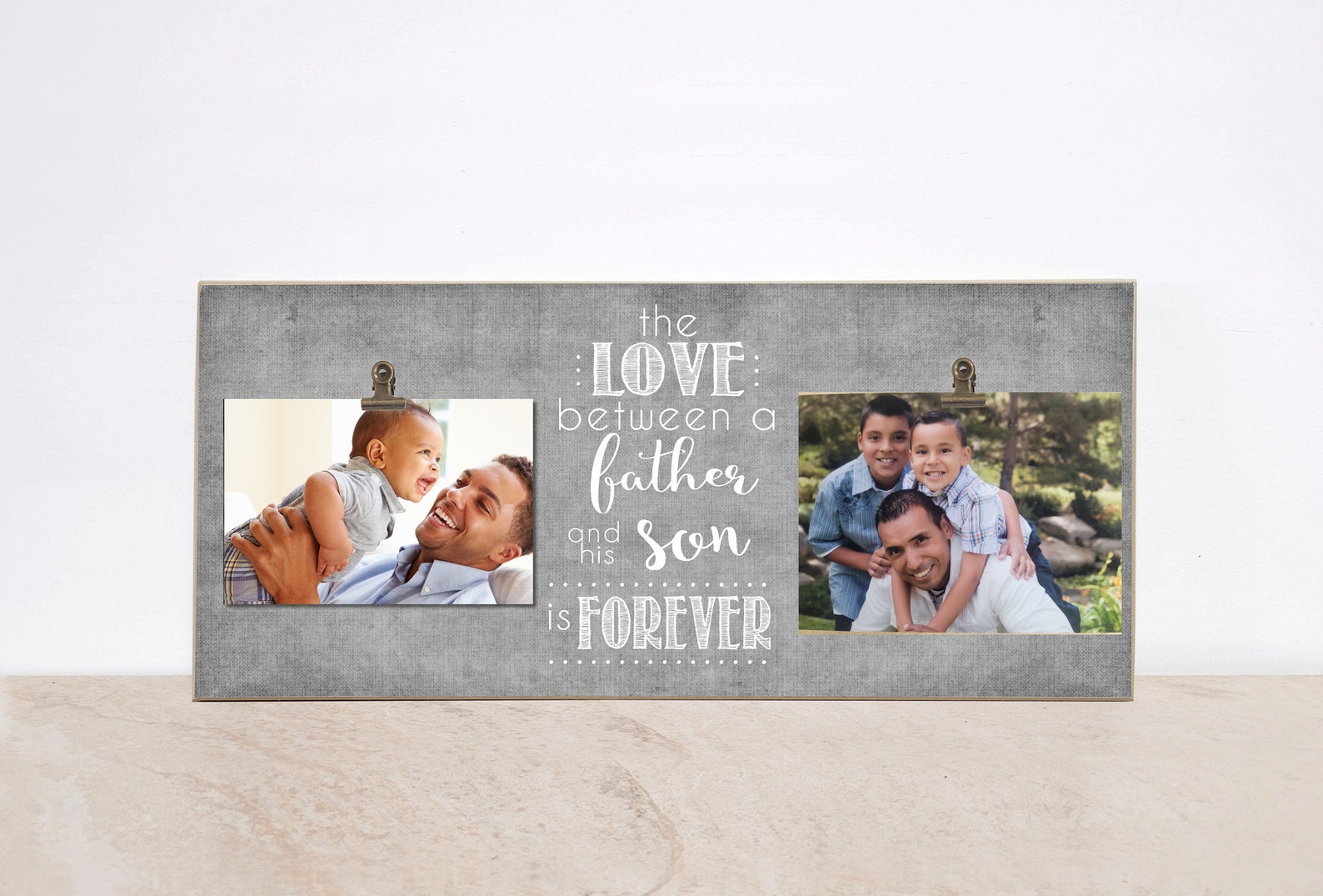 Father and Son Frame the Love Between a Father and His Sons - Etsy