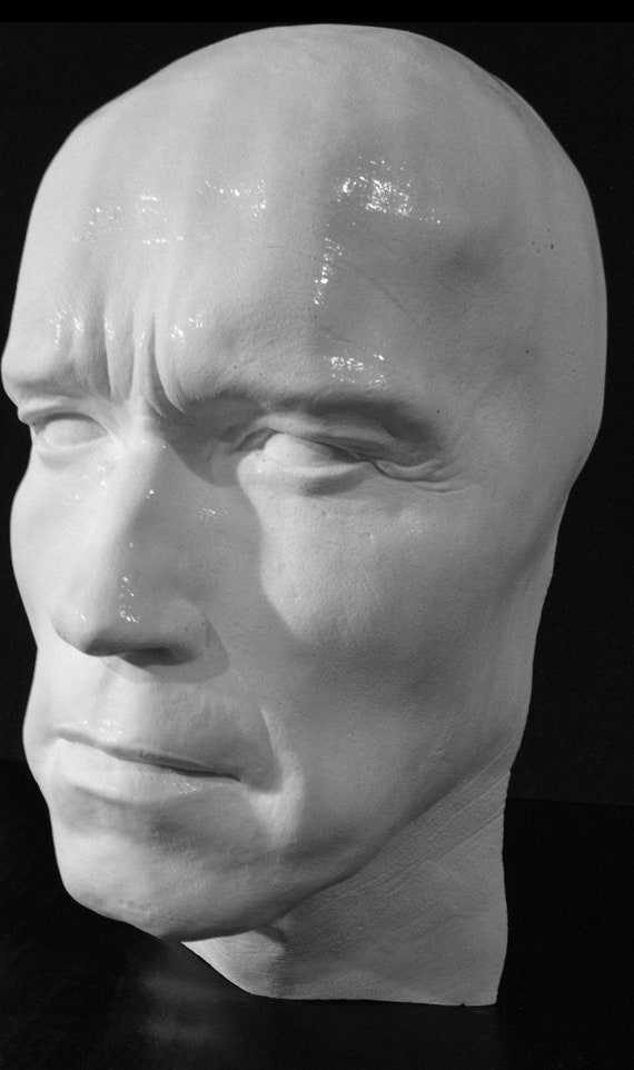 Terminator 3D Laser Scan Face Life Size Wall Art | Etsy