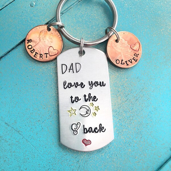 Dad Keychain - Etsy