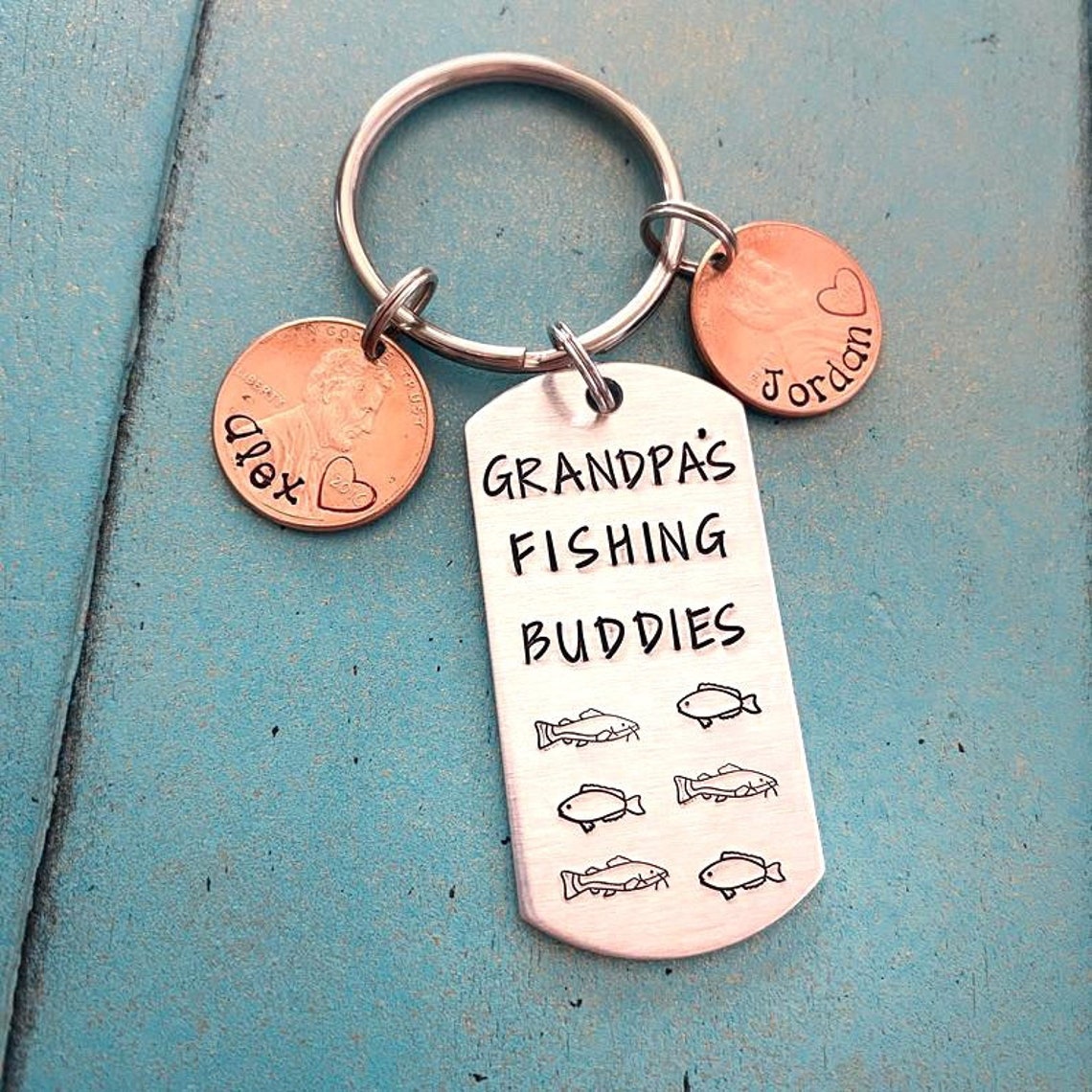 Personalized Fishing Fathers Day Gift for Grandpa Custom - Etsy