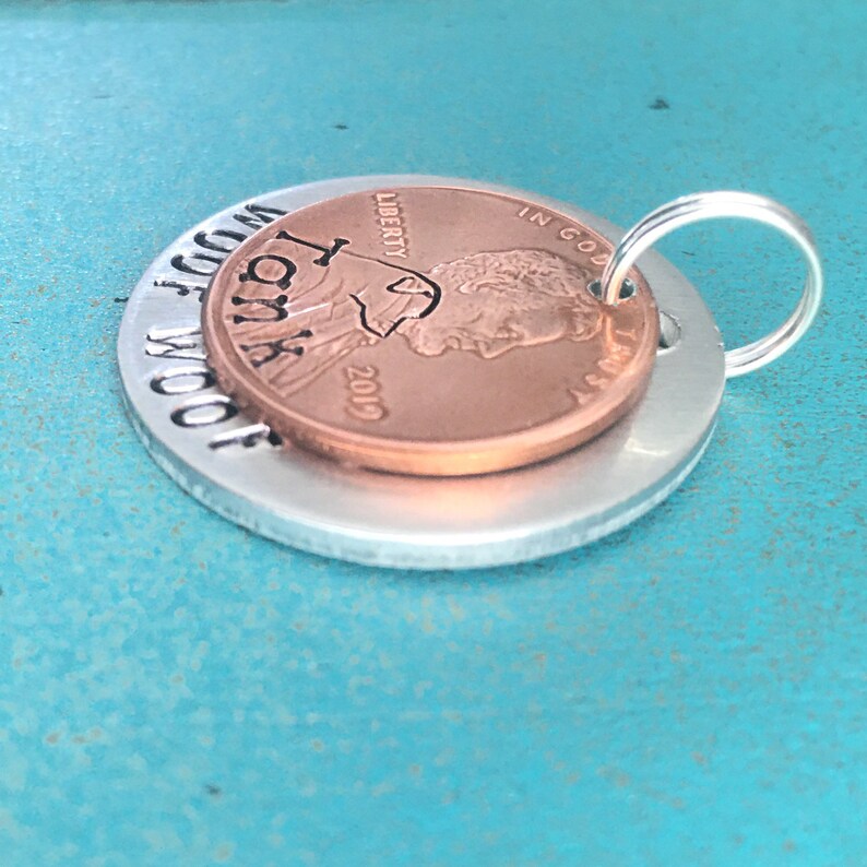 Personalized Penny Male Dog ID Tag Custom Funny Pet | Etsy