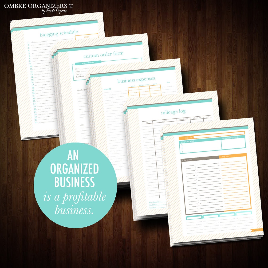 Small Business Planner Printables Kit PDF Letter Size - Etsy