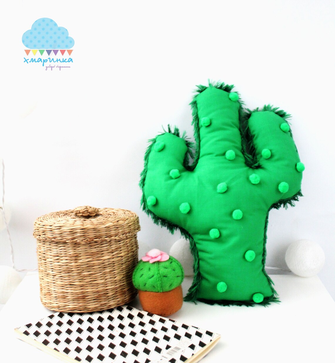 CACTUS Plush Toy Tropical Nursery Decoration Cactus - Etsy