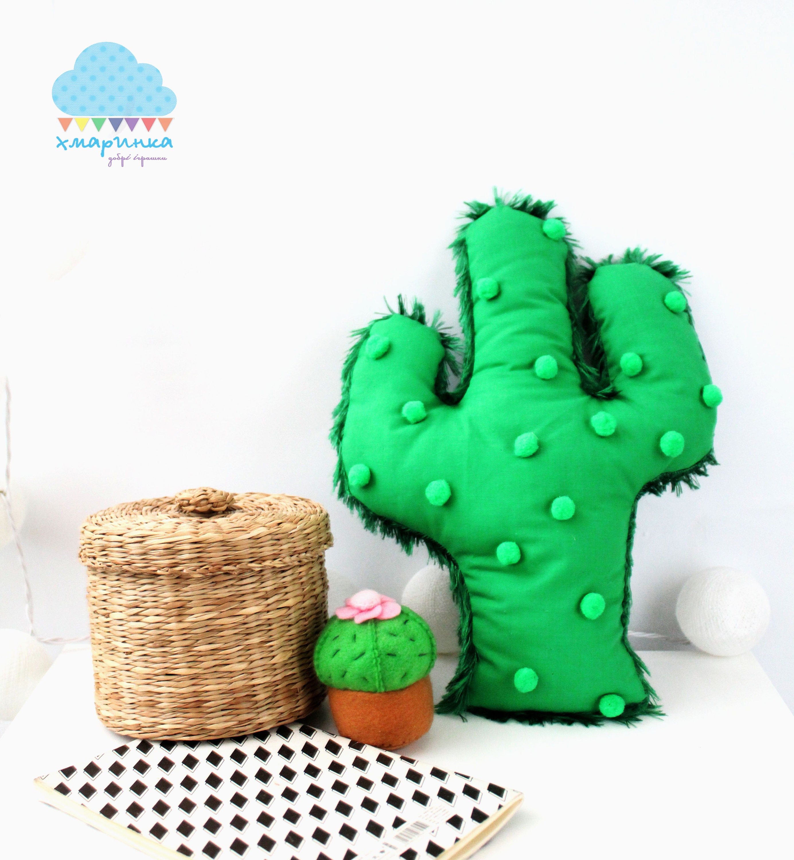 CACTUS Plush Toy Tropical Nursery Decoration Cactus - Etsy