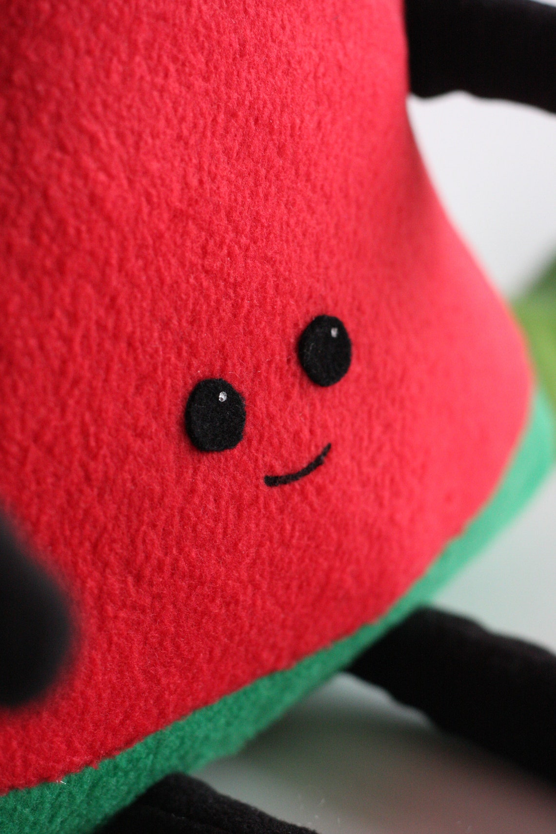 Watermelon Plushie Toy Tropical Themed Nursery Soft Fruit - Etsy