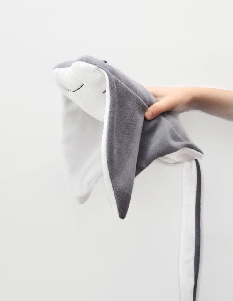 Soft Fleece Manta Ray Plush: Sea-themed Cuddle Toy - Etsy