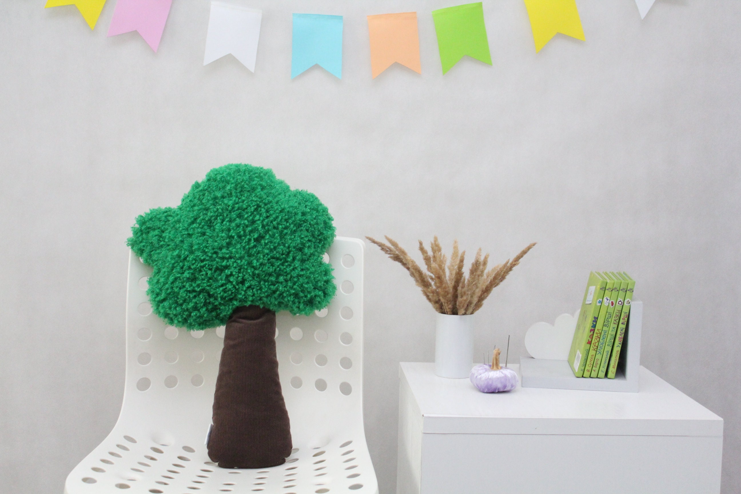 Big Plush Tree Soft Toy Woodland Nursery Decor Decorative Pillow - Etsy
