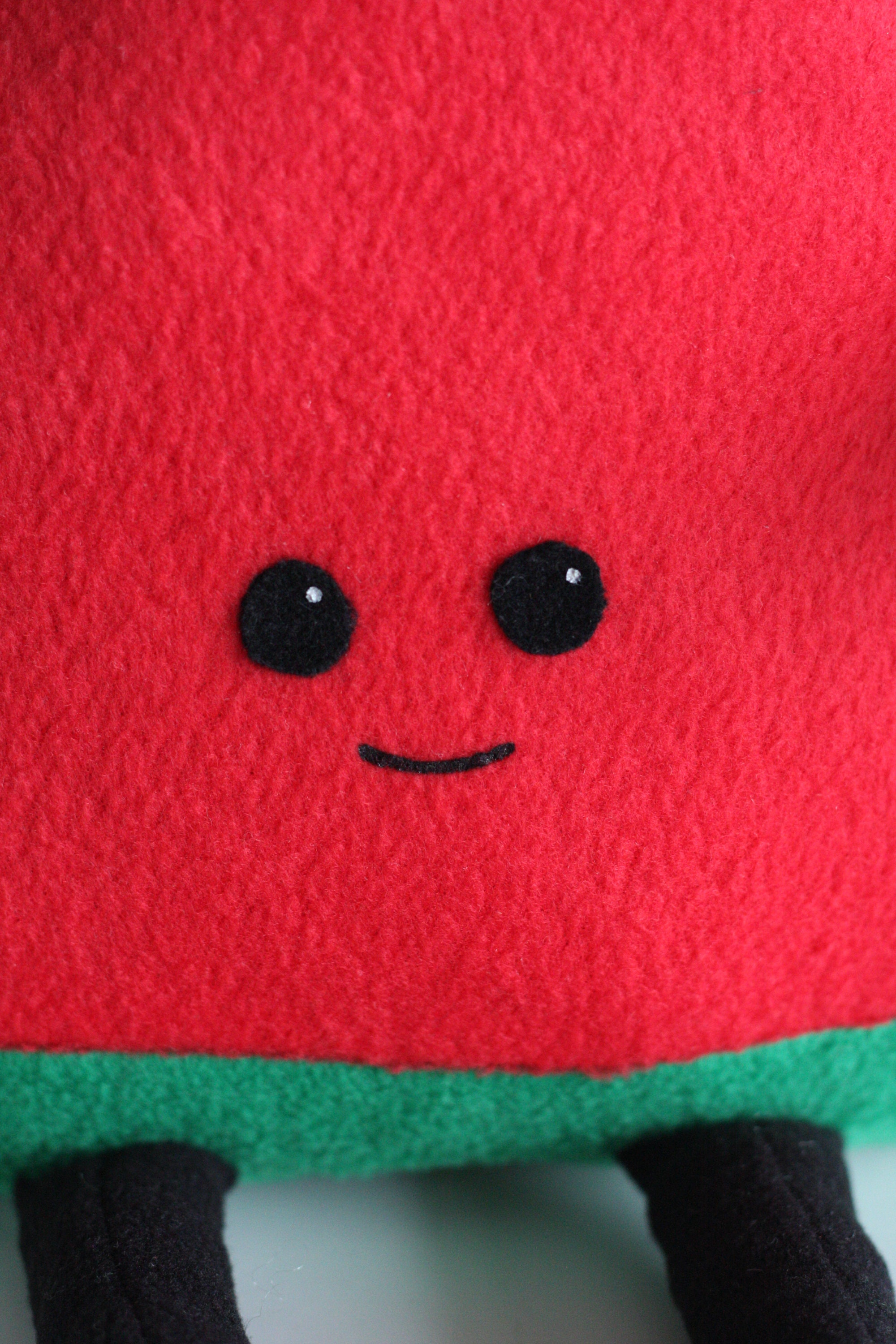 Watermelon Plushie Toy Tropical Themed Nursery Soft Fruit - Etsy