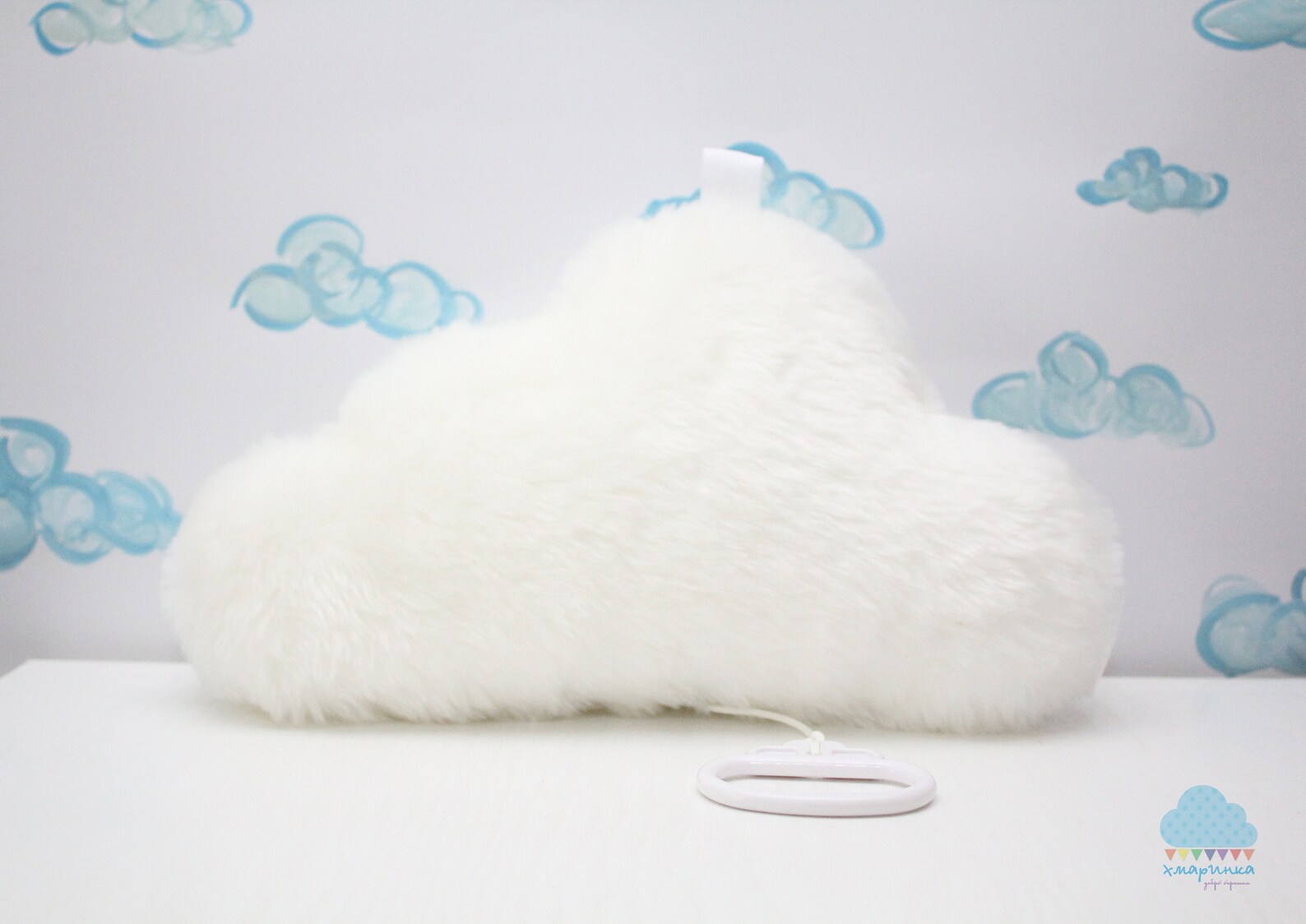 Plush Cloud Music Toy White Nursery - Etsy UK