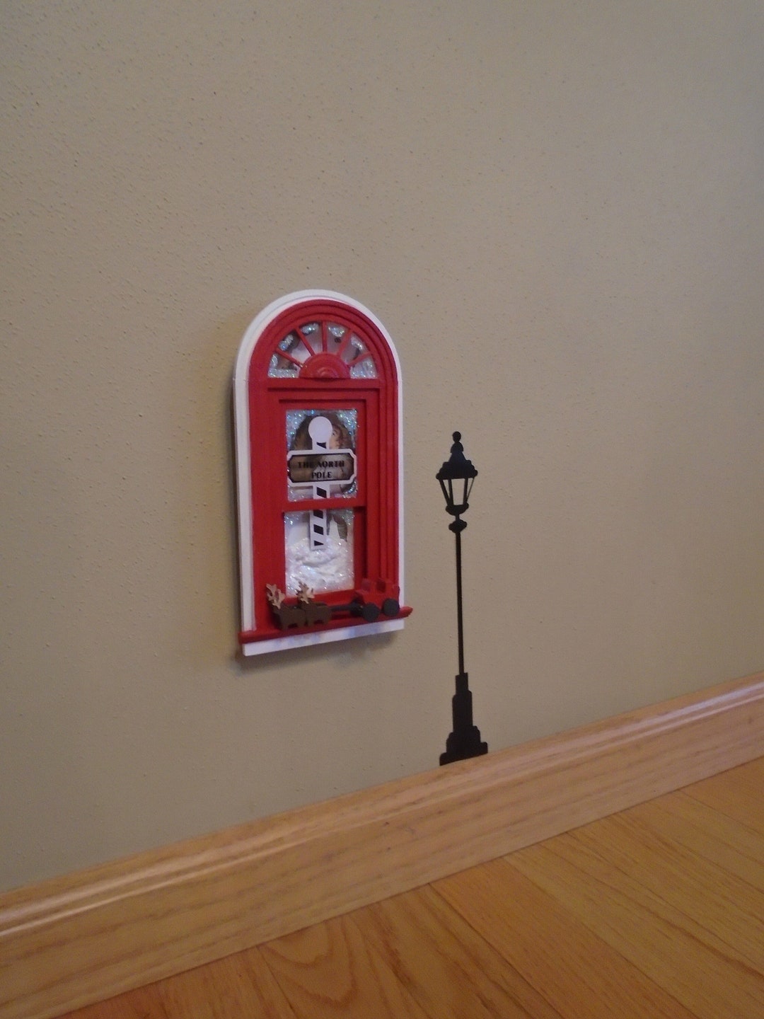 Extra Large Christmas Elf Window: Santa's Workshop Accessory - Etsy