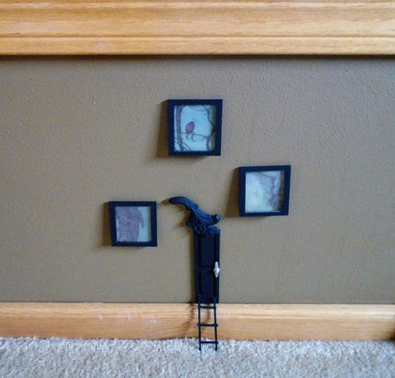 Goblin Door Miniature Halloween Decor | Etsy