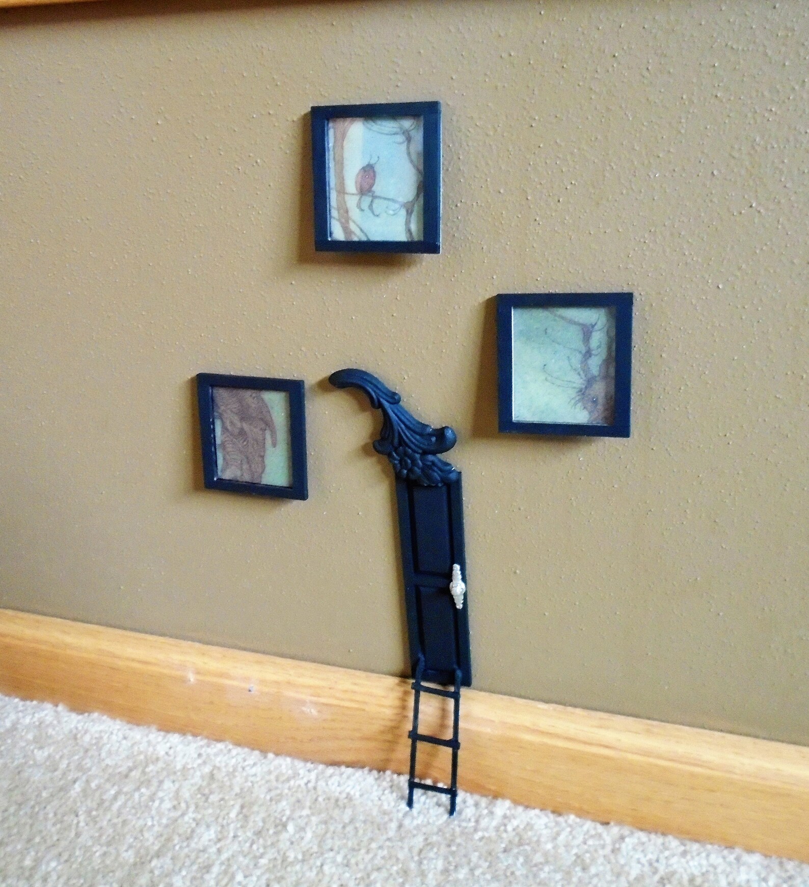 Goblin Door Miniature Halloween Decor - Etsy