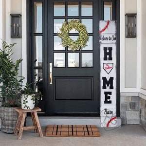 Baseball Porch Sign Welcome Home Baseball Decor 6FT - Etsy